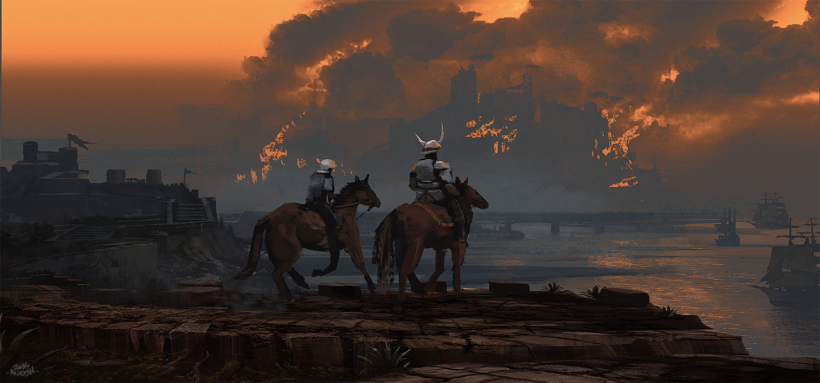 ArtStation - Burning country