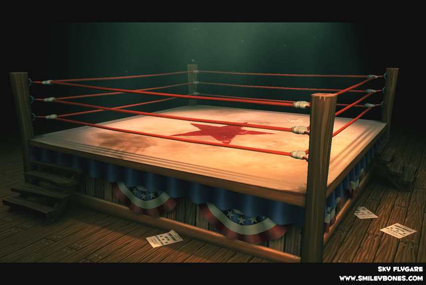ArtStation - Boxing Ring
