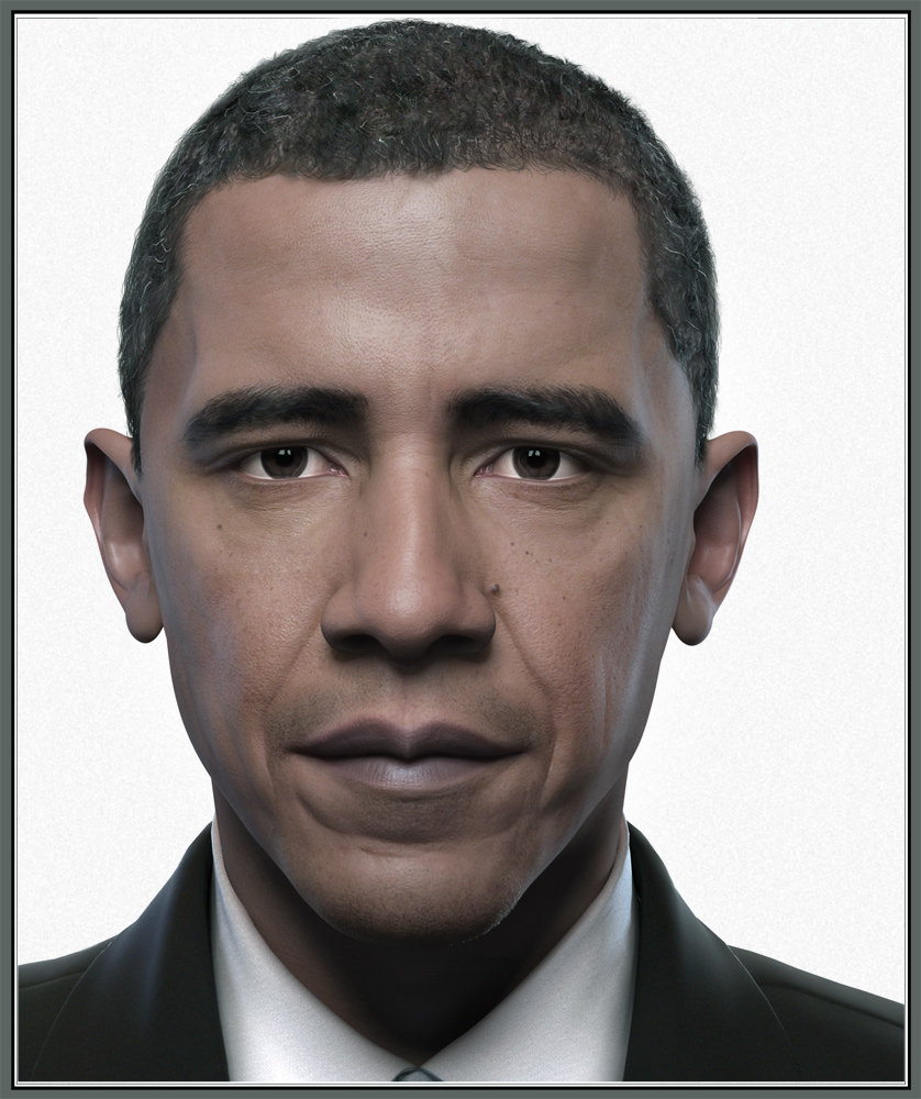 ArtStation - Portrait Of Obama