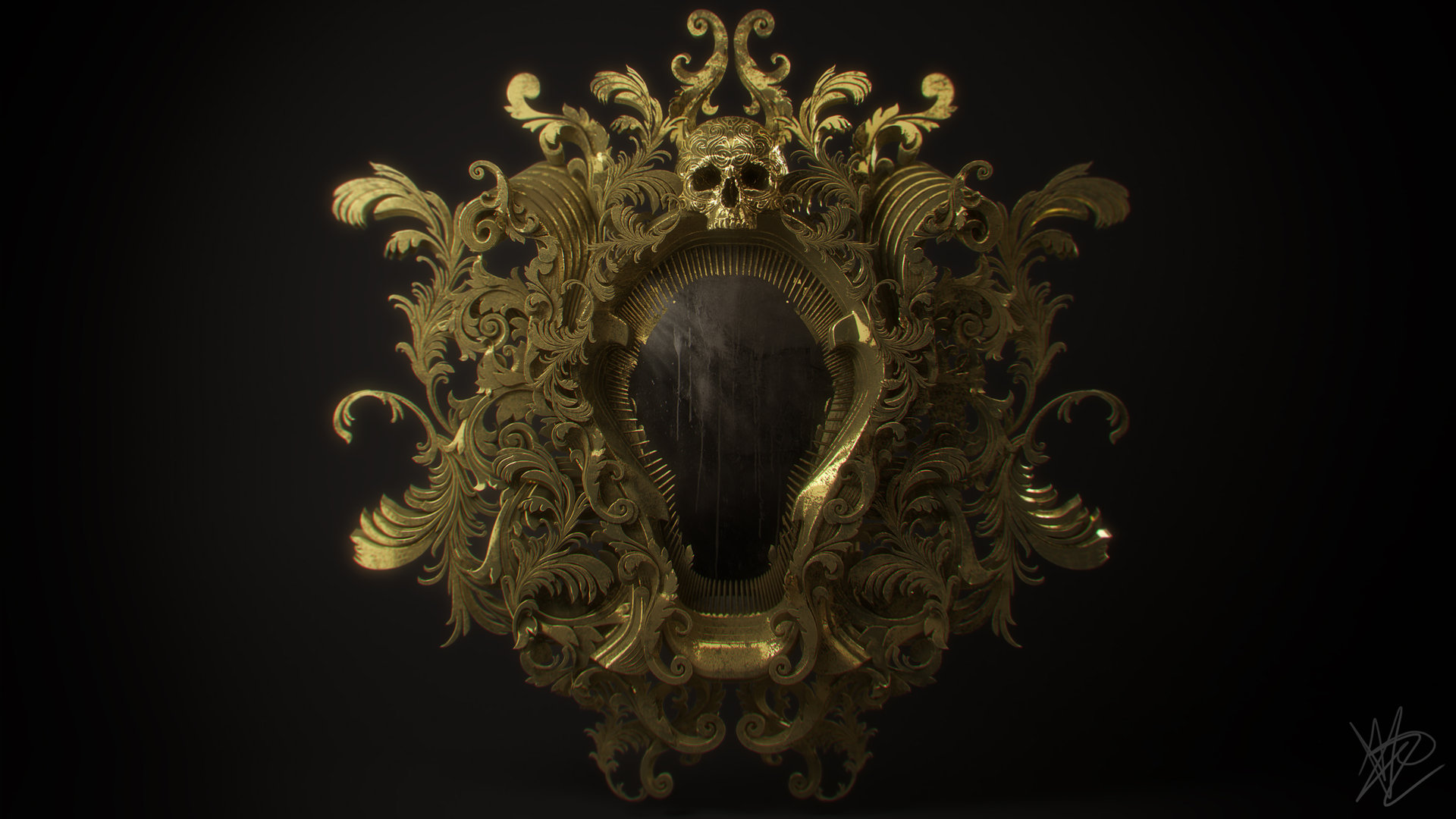 ArtStation - Baroque Mirror