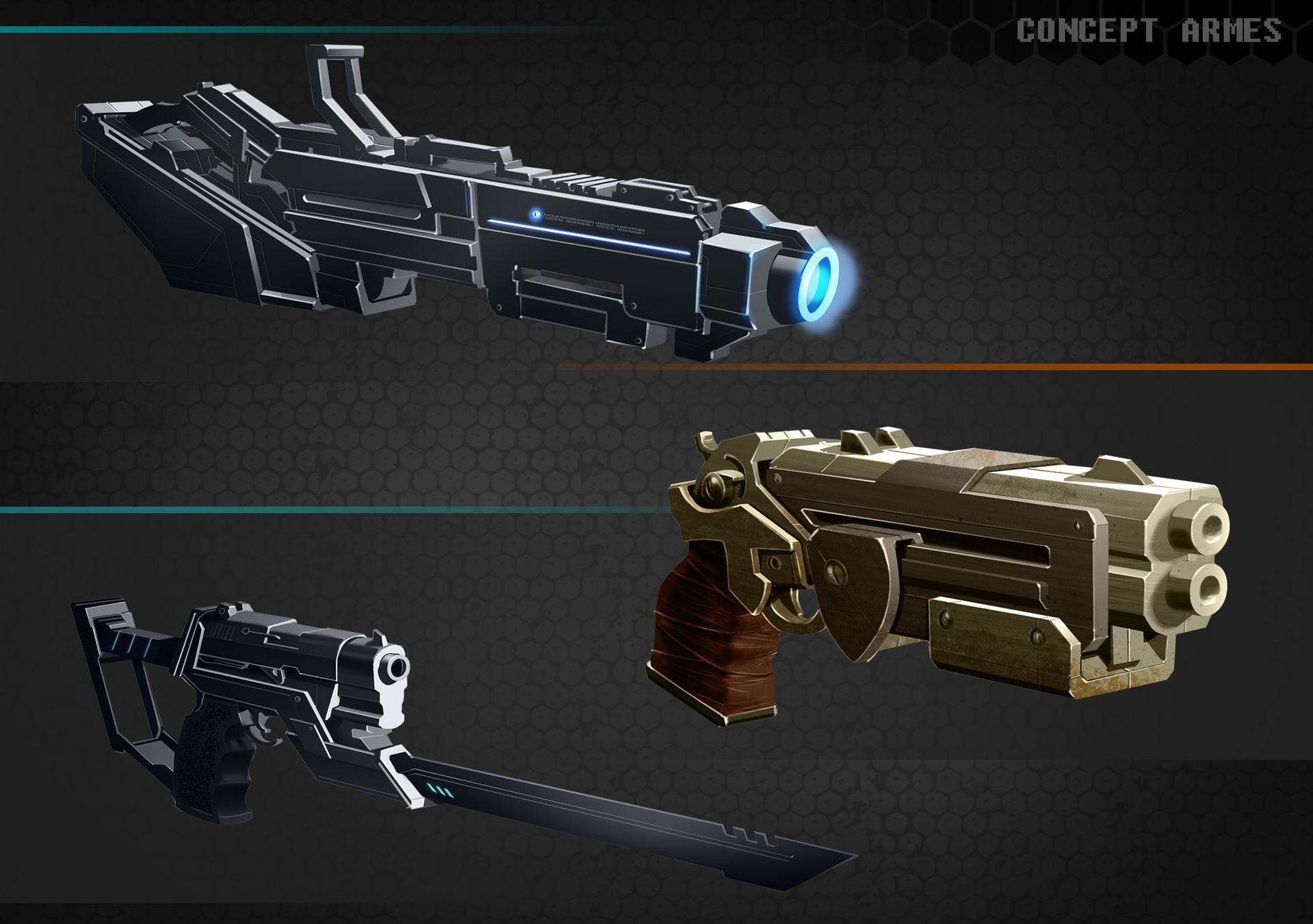 ArtStation - Weapons concepts