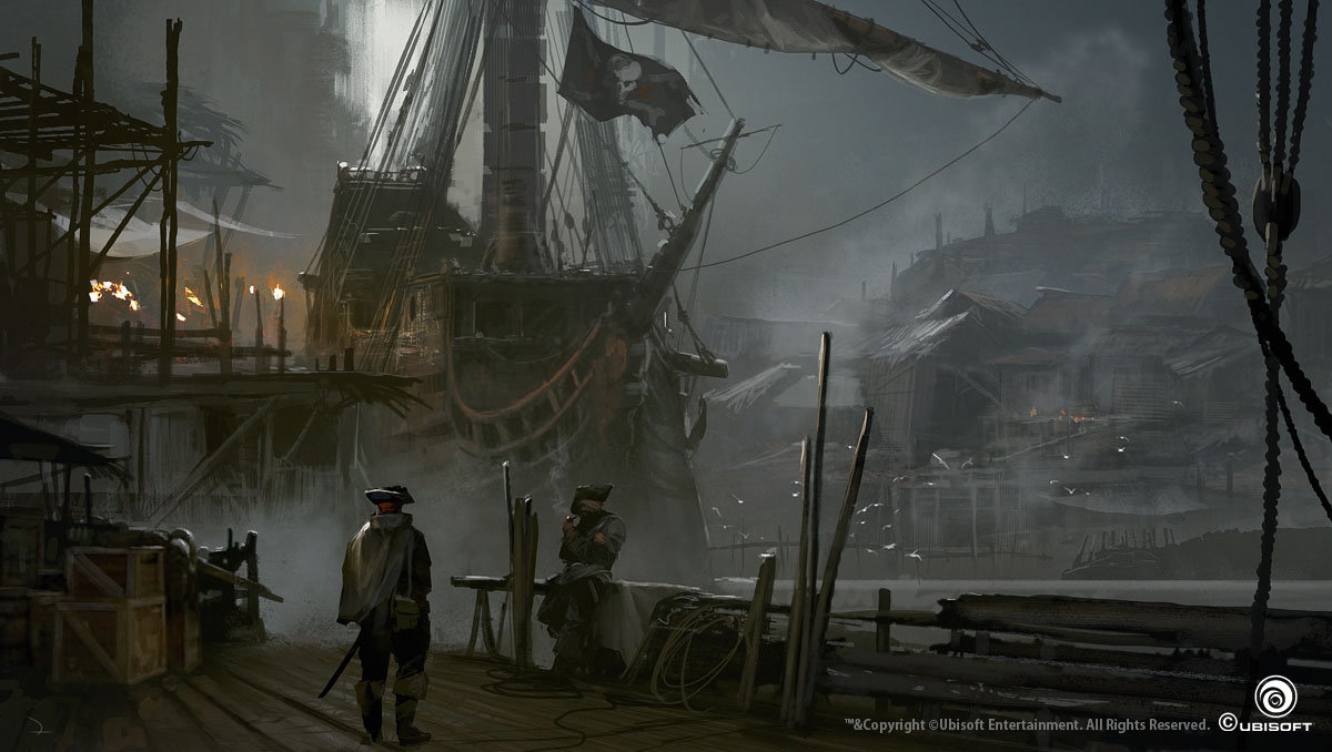 Art of Dechambo - Assassin's Creed IV Black Flag Concept Art