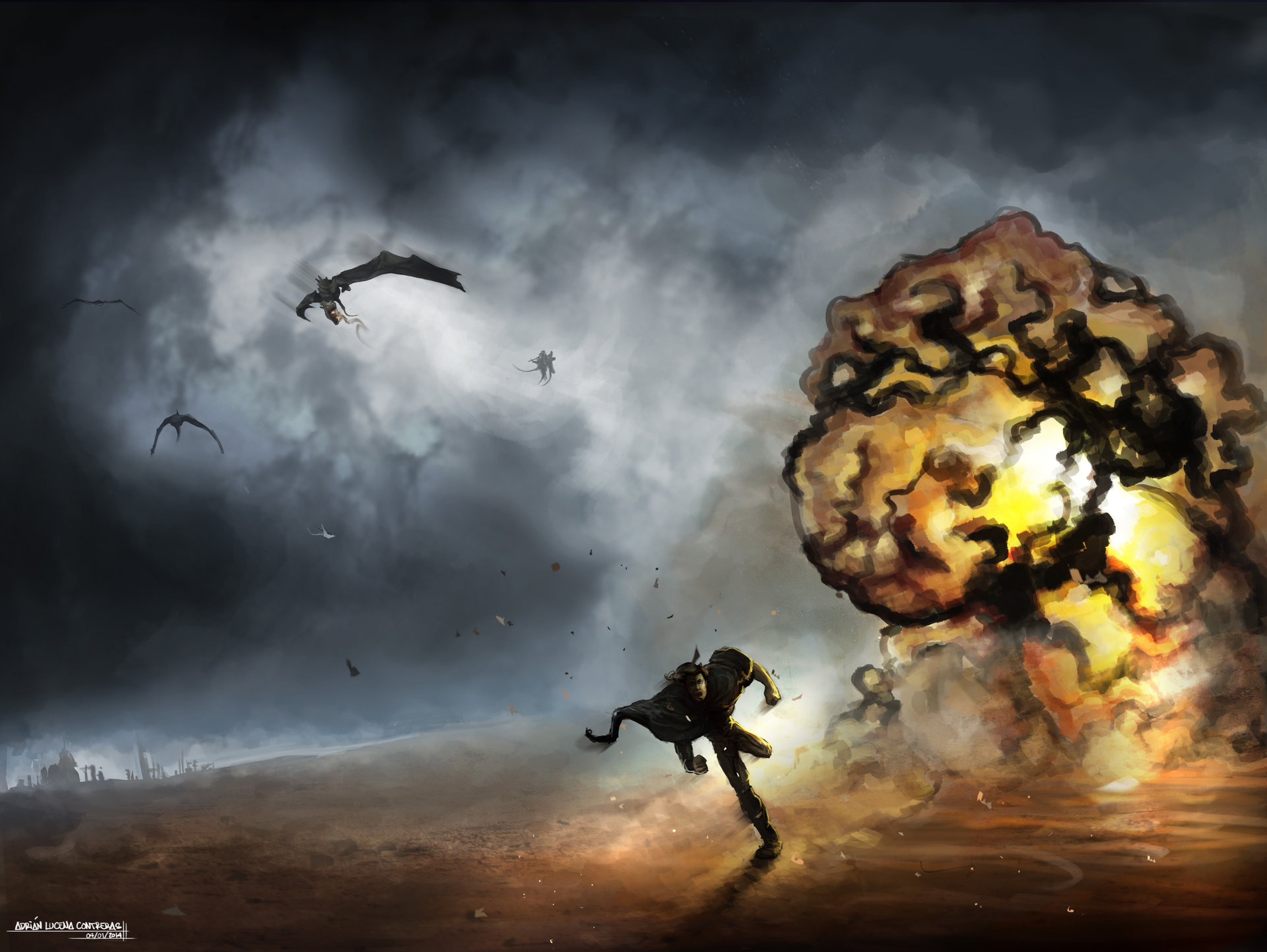 ArtStation - Explosive run