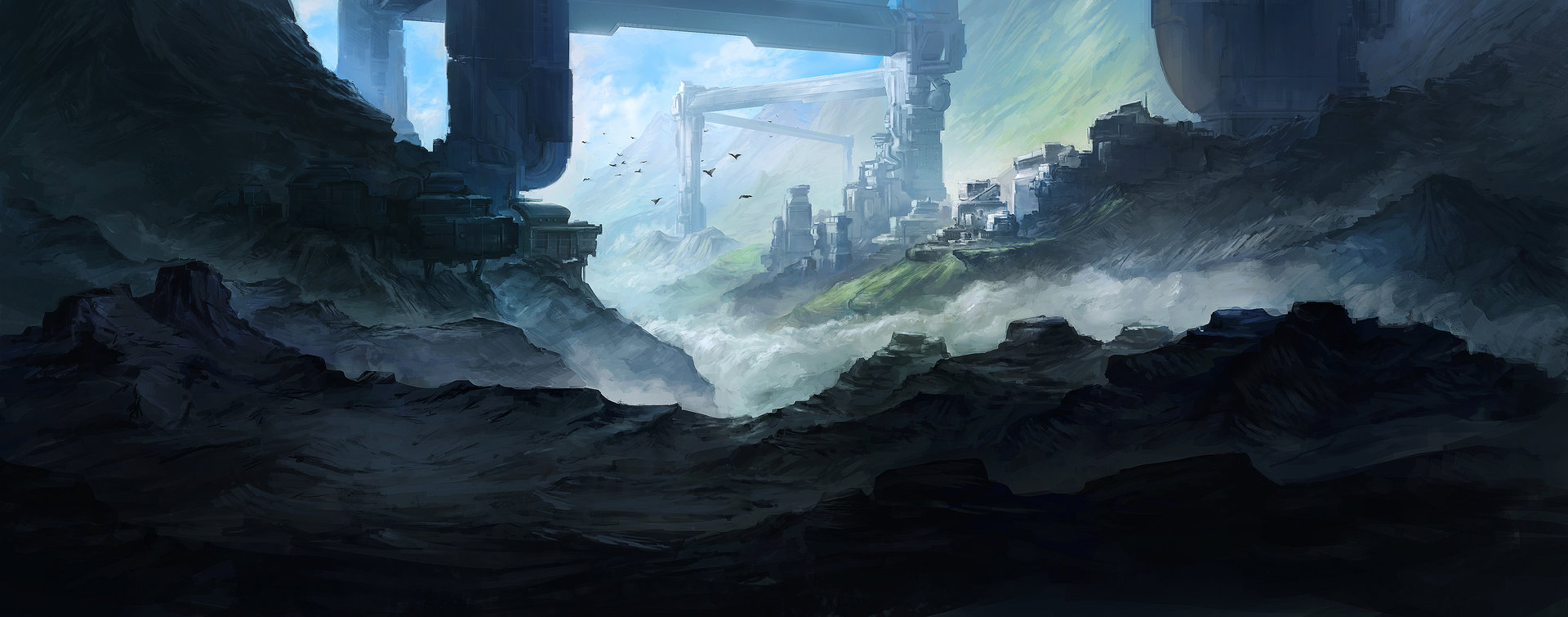 ArtStation - Mountain Facility