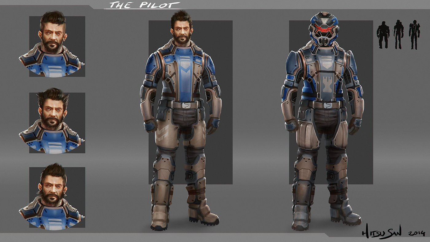 ArtStation - The Pilot ConceptArt