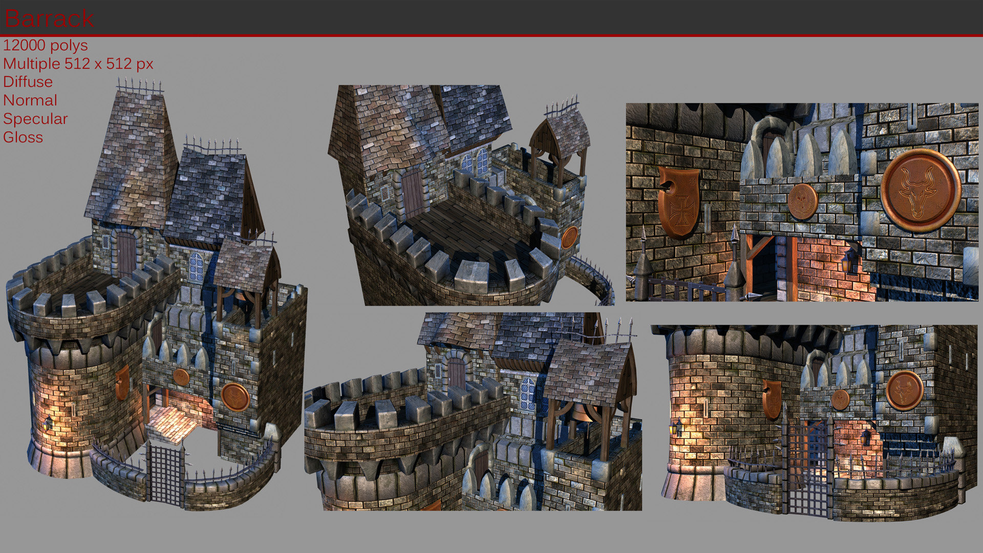 ArtStation - Medieval Barrack