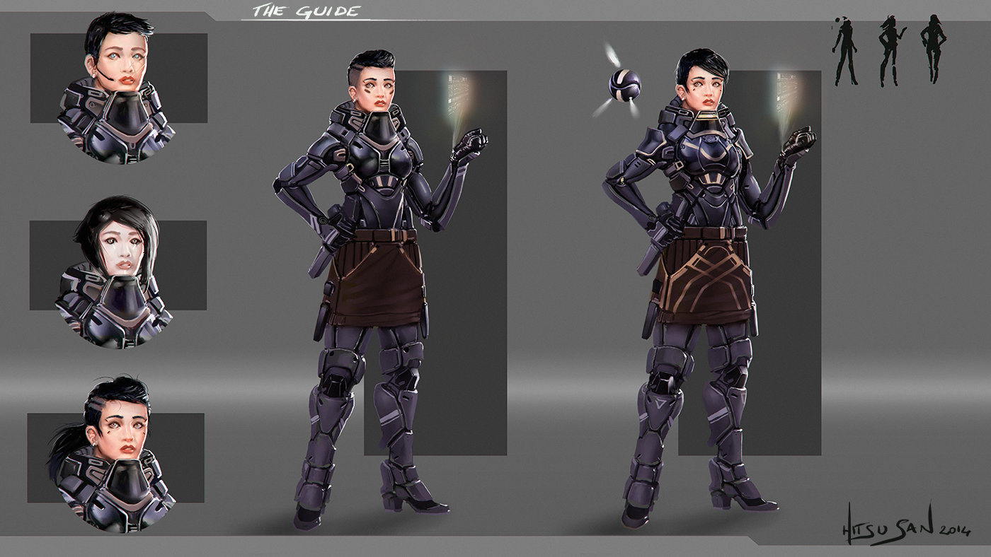 ArtStation - The Guide Concept art