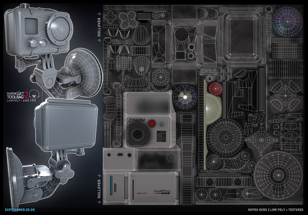 Scott Homer - Go Pro Hero 2 Camera [Lowpoly]