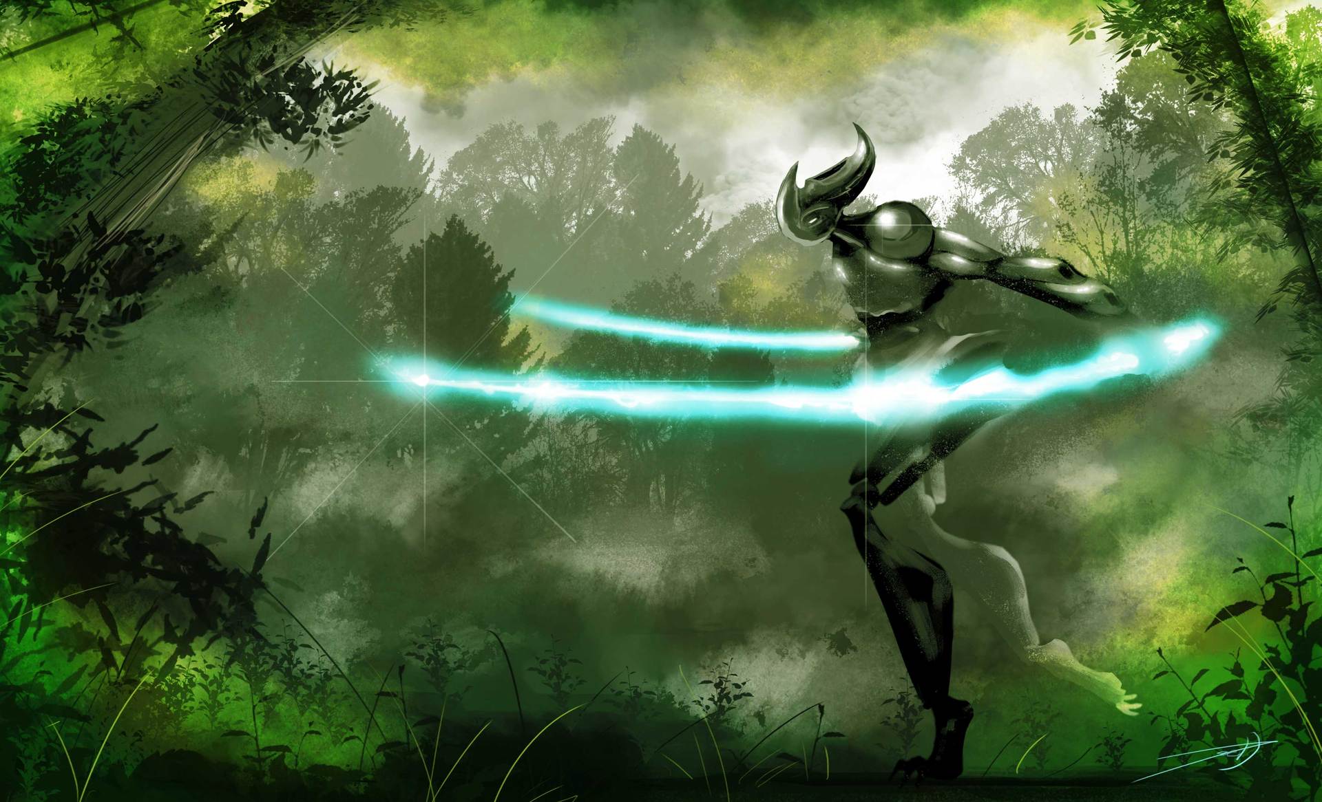 ArtStation - Laser sword fighter