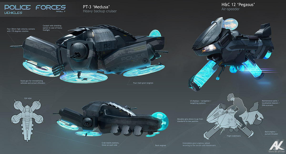 ArtStation - Police vehicles - part 1