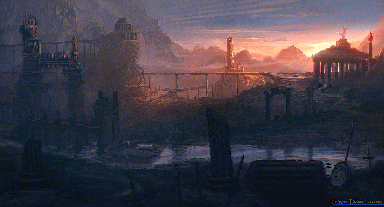 ArtStation - The End of Sparta | Digital Painting