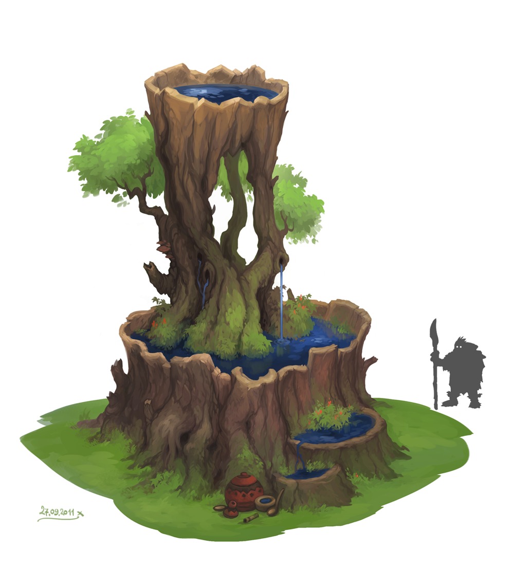 ArtStation - Log Puddle