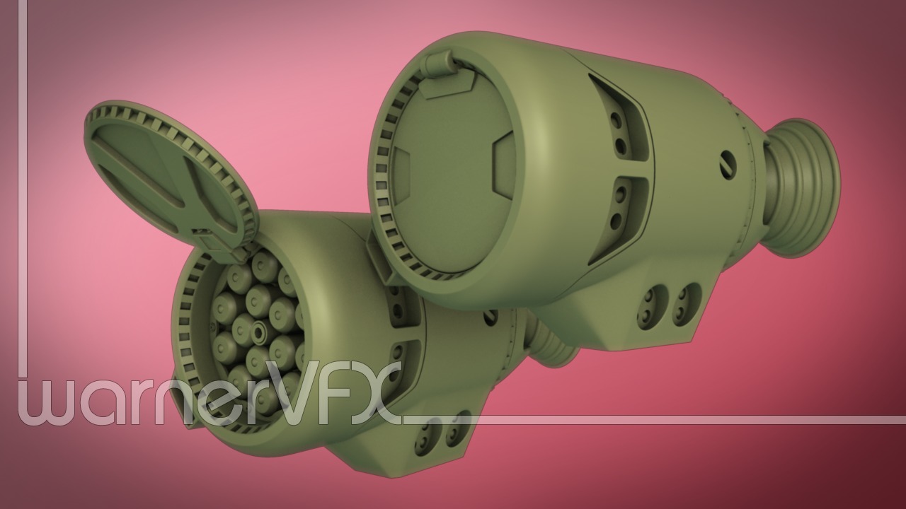 ArtStation - Macross/Robotech Phalanx/Spartan Missile Pod