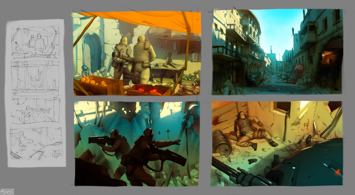 ArtStation - Scenes lighting tests 1