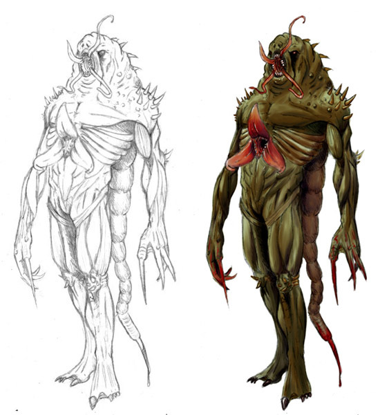 ArtStation - Leech man