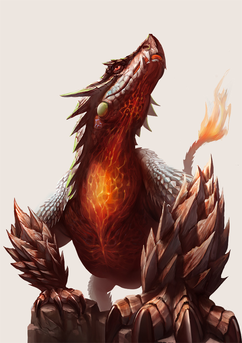ArtStation - Fire Lizard