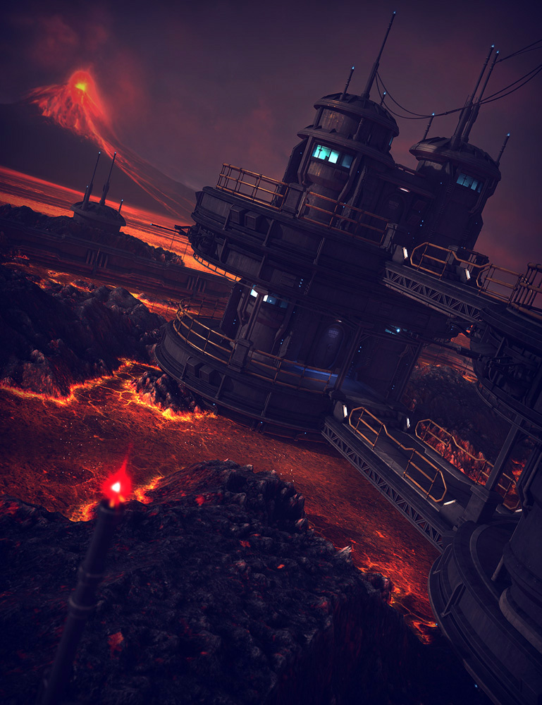 ArtStation - Planet Lava