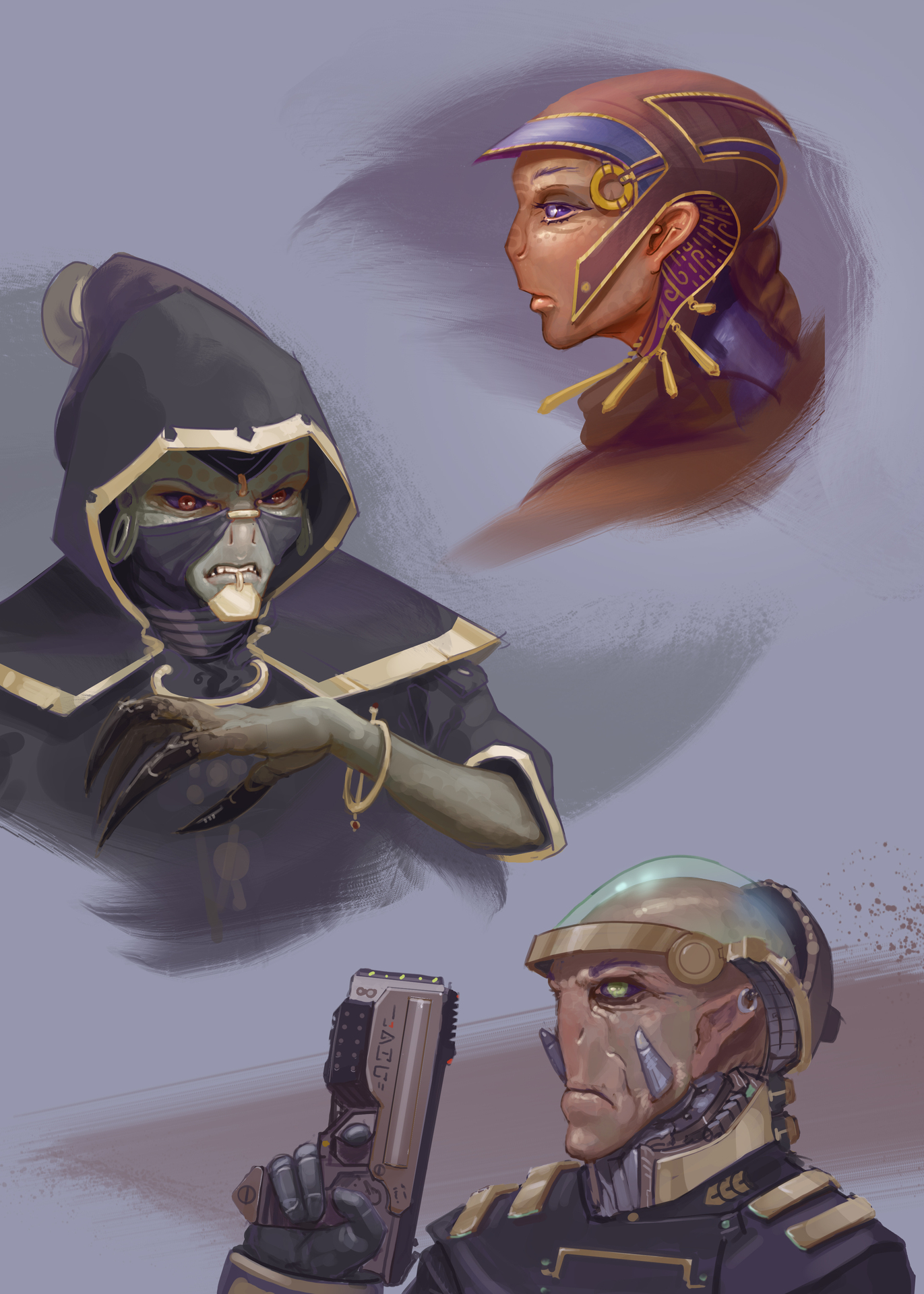 ArtStation - The Witness Characters