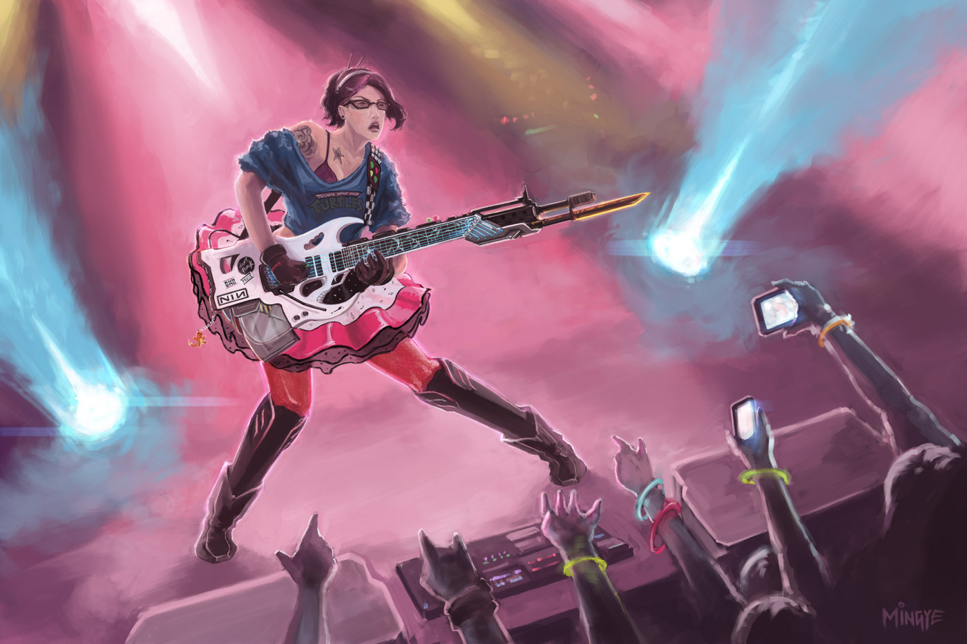 ArtStation - Alice, Gun-tar Hero