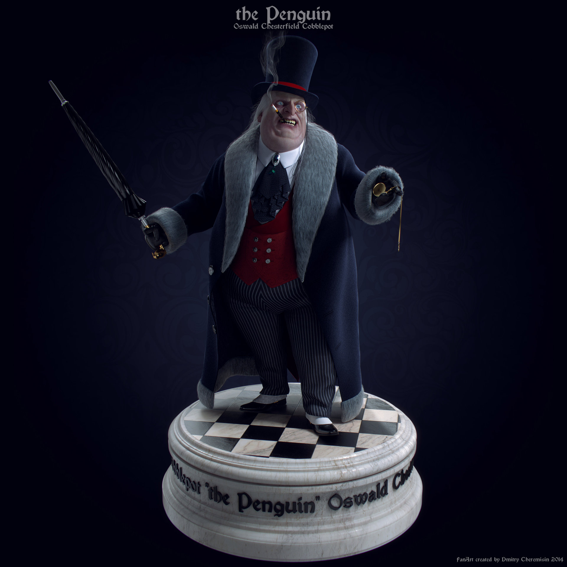 ArtStation - The Penguin (Fan Art)