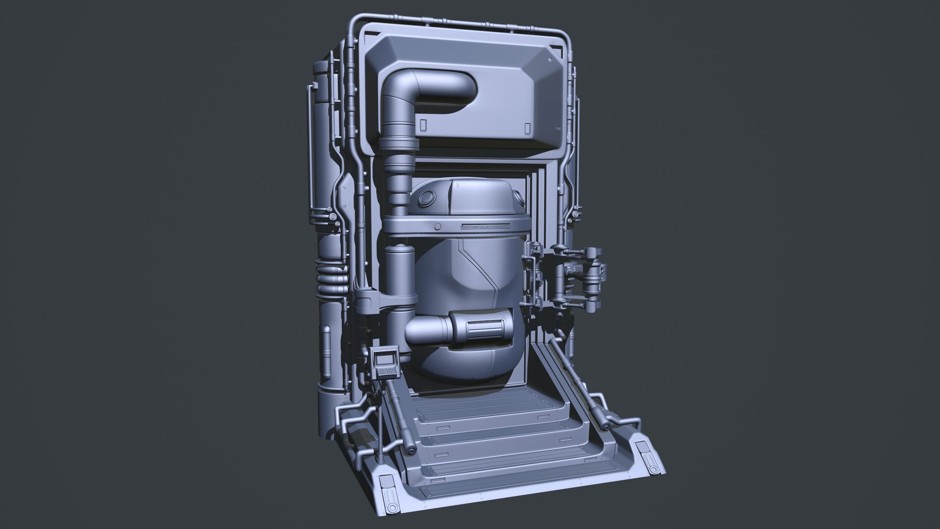 ArtStation - Small Door High Poly