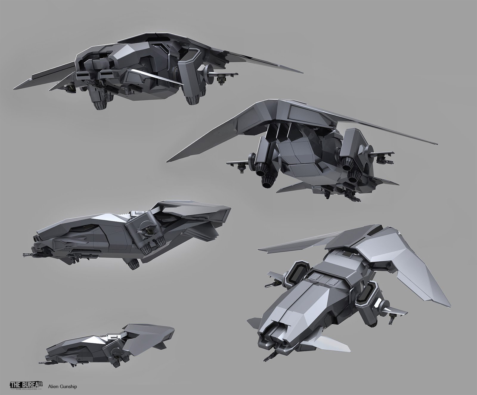 ArtStation - The Bureau: XCOM Declassified Alien Gunship