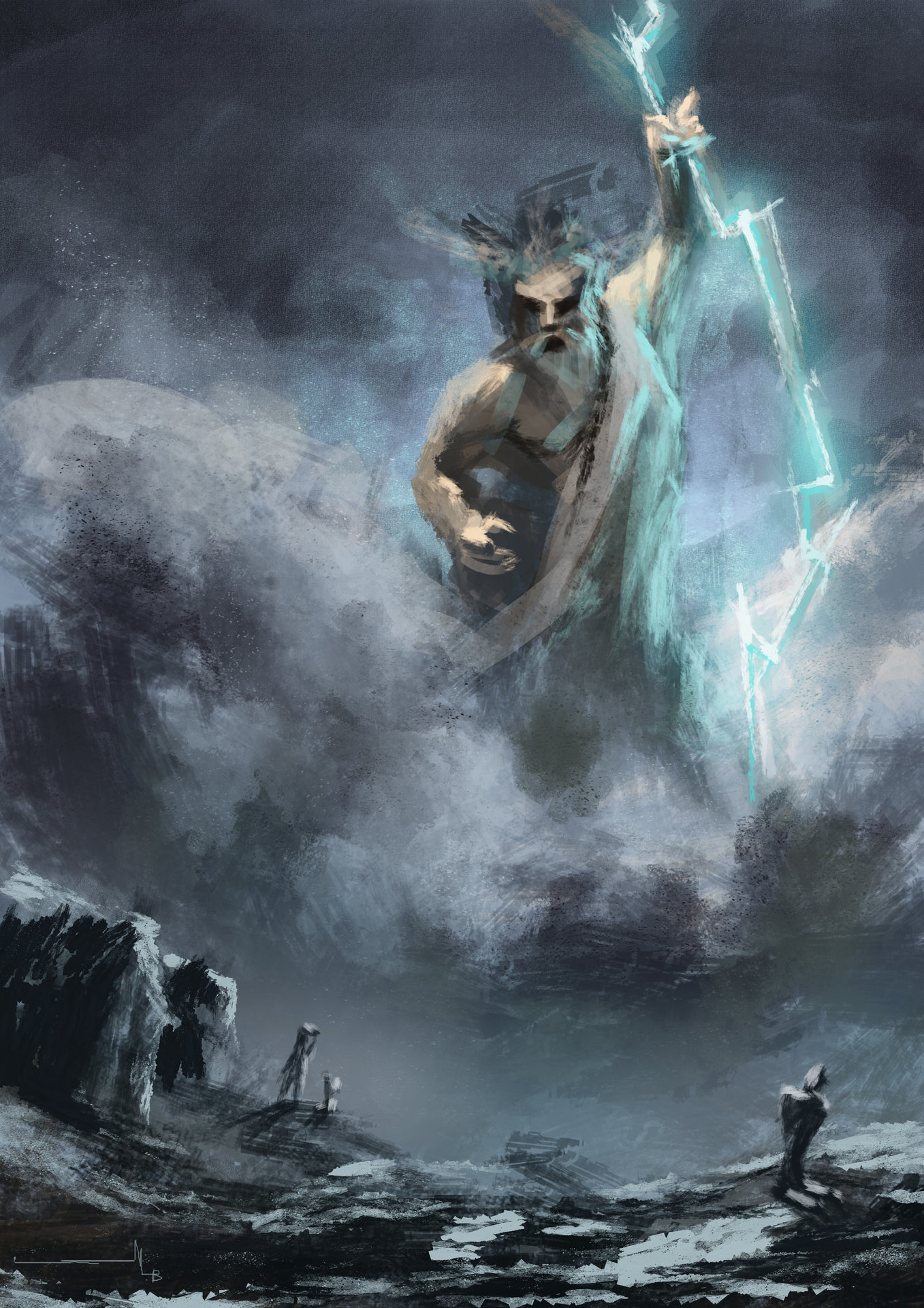 ArtStation - Warth of zeus