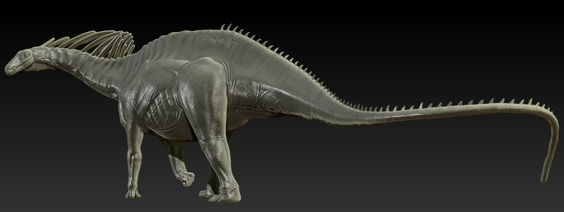ArtStation - Amargasaurus alternate view