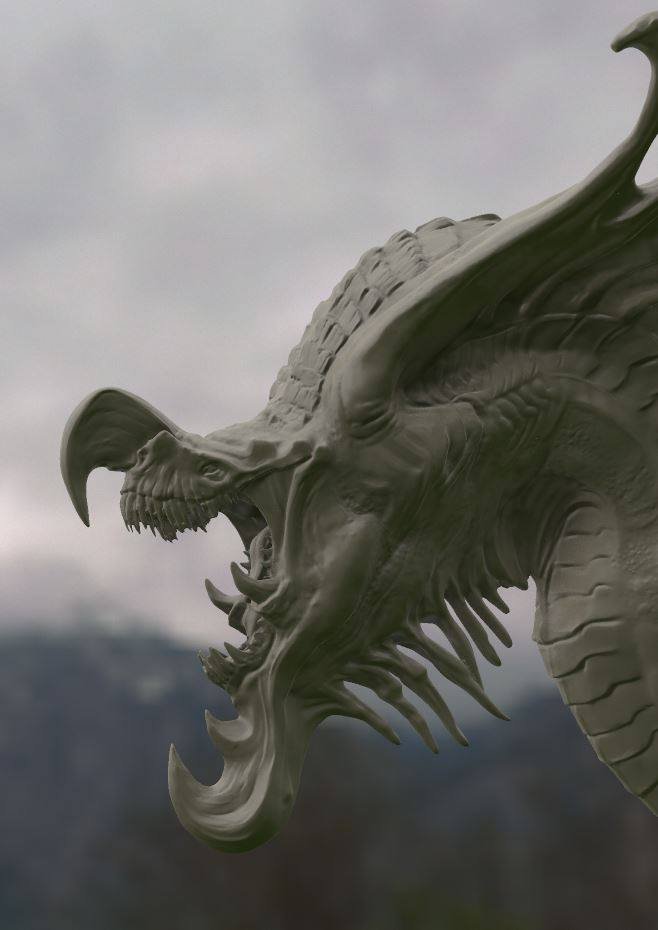 Crystel Klein - Salmon Dragon - Concept by Allison Theus