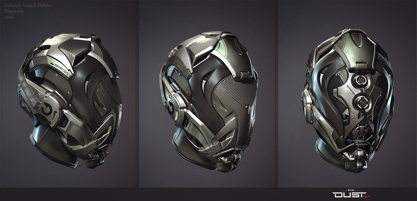 ArtStation - Gallente helmet