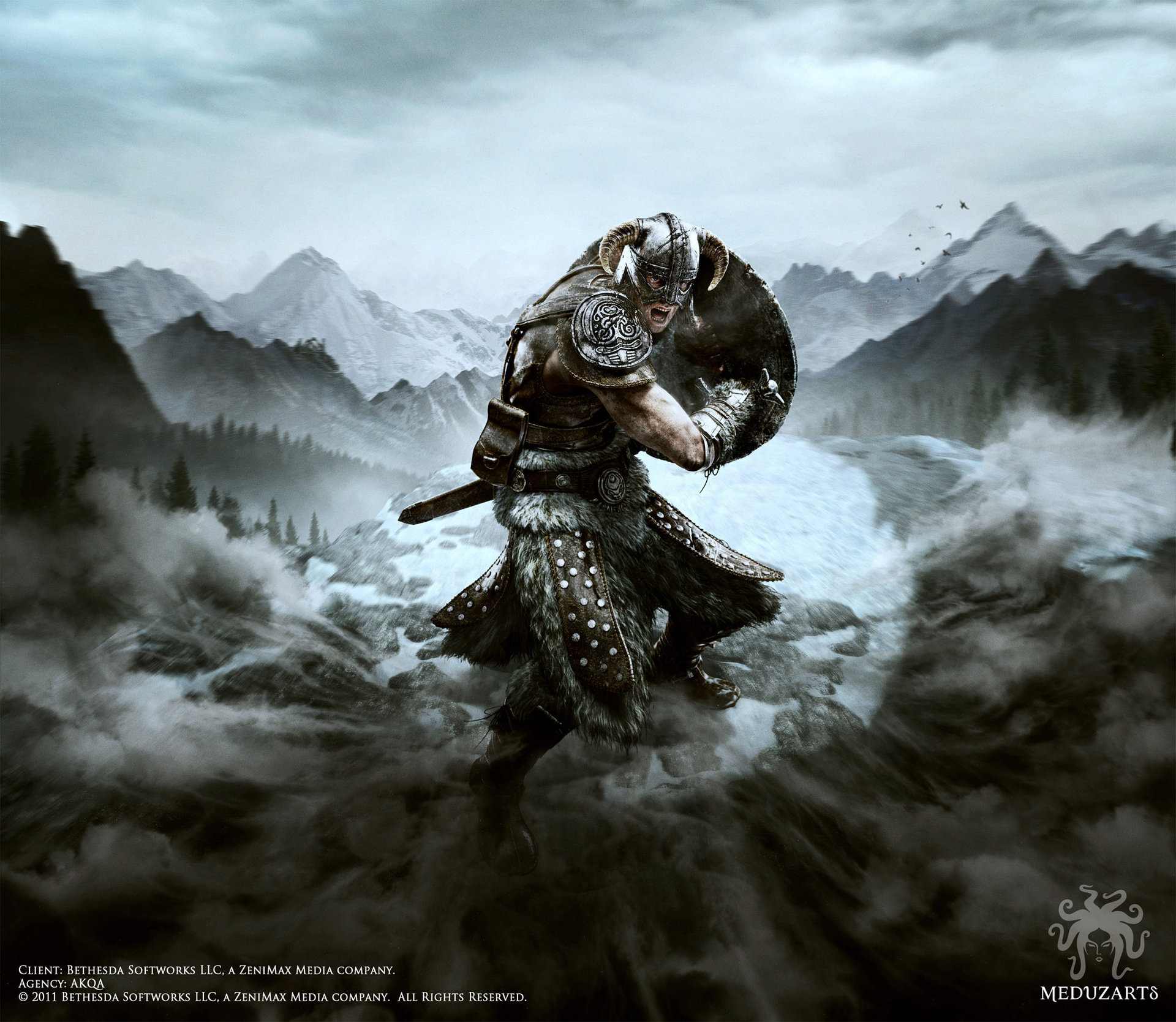 ArtStation - The Elder Scrolls V: Skyrim - Attack