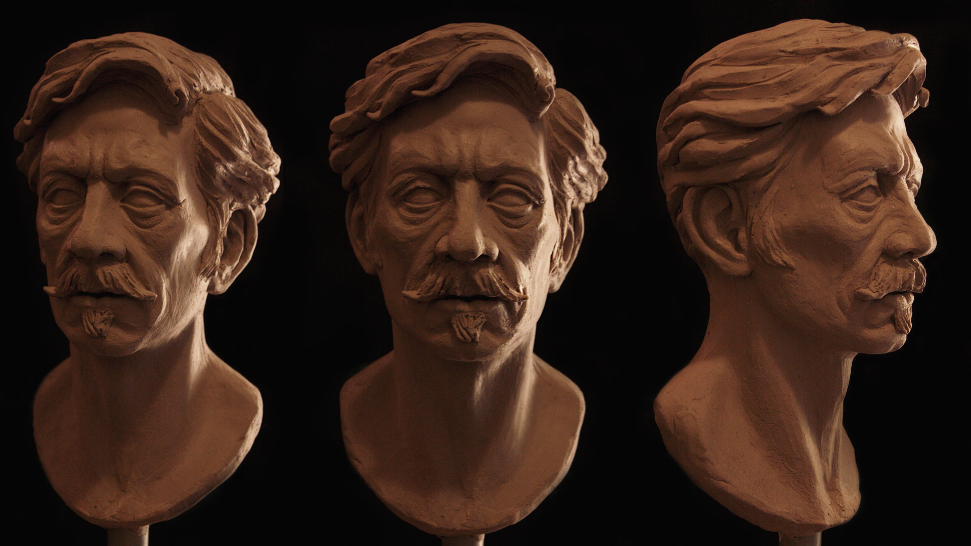 ArtStation - Traditional Sculpture: Russian man