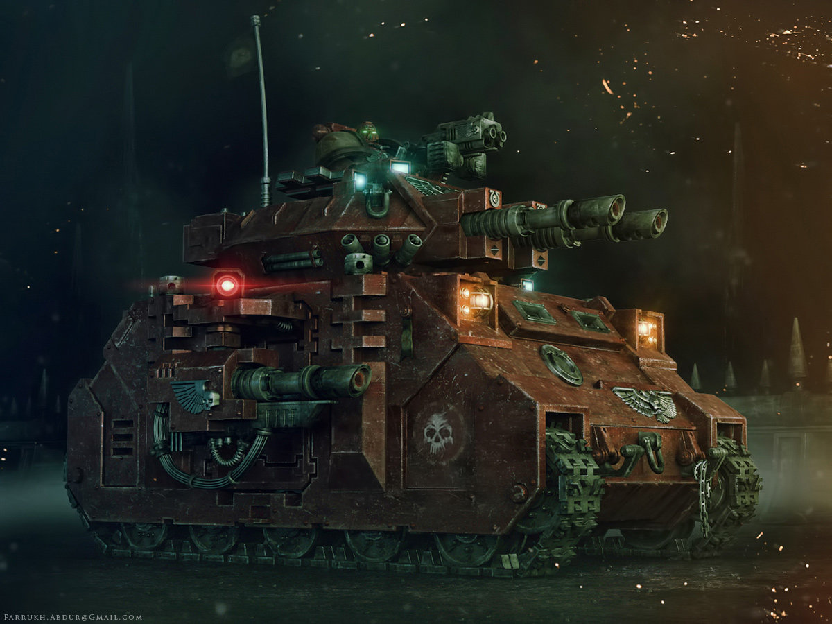 ArtStation - Warhammer Predator Tank