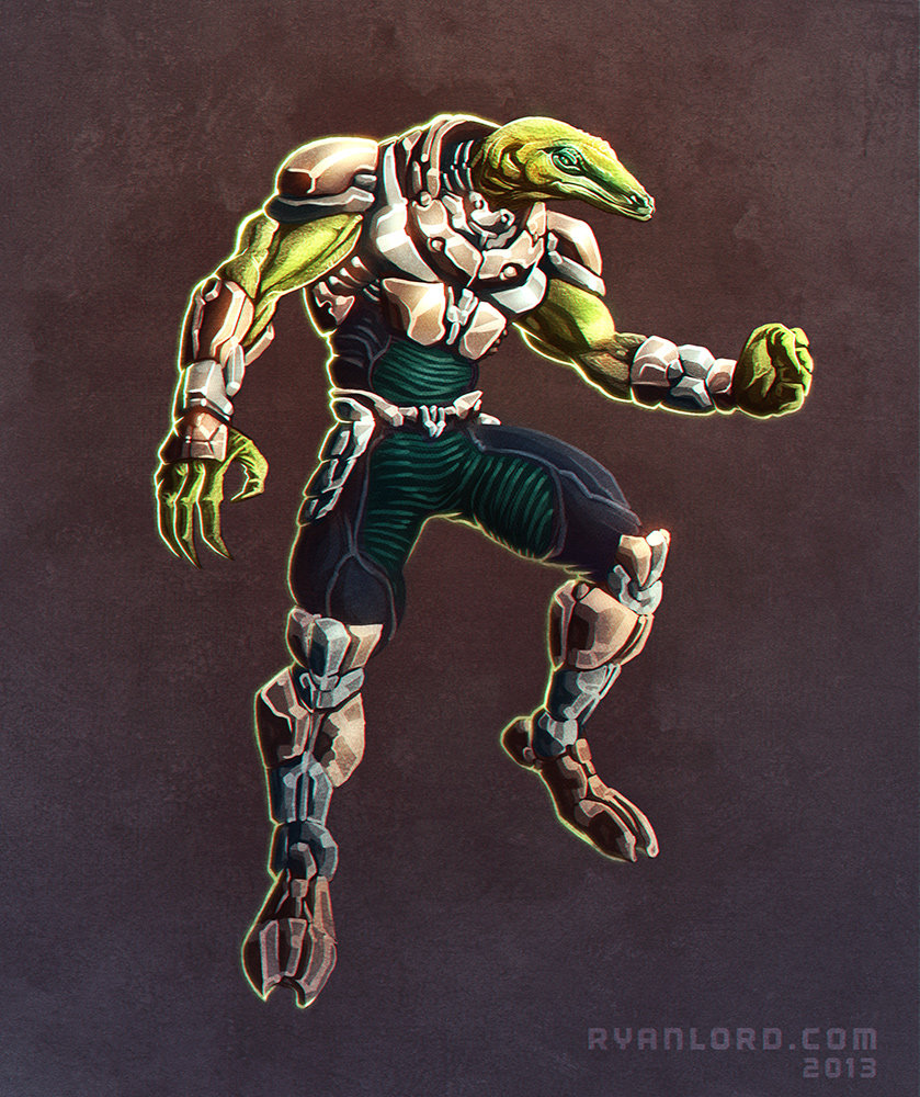 ArtStation - Lizard Soldier