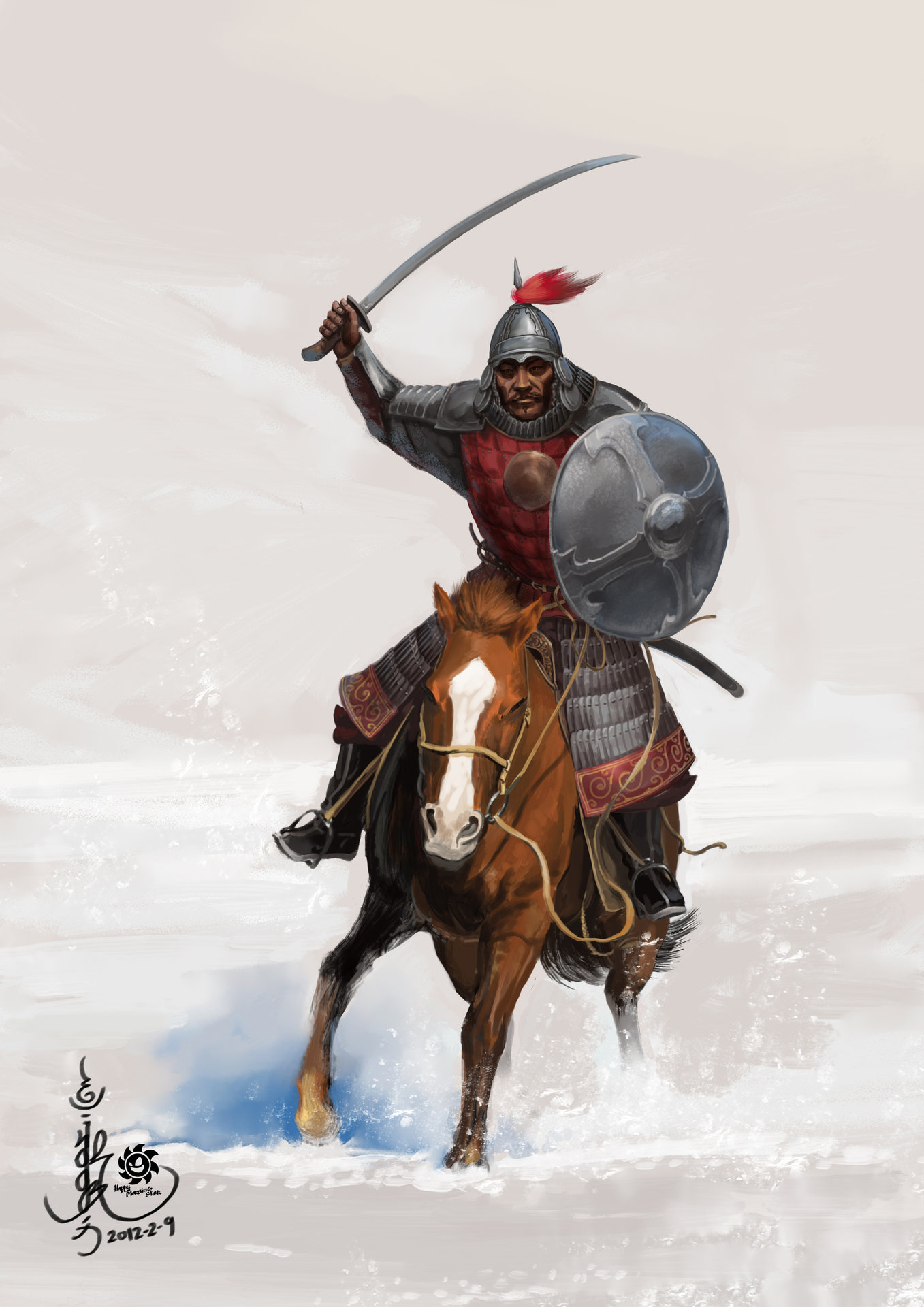 ArtStation - Golden horde cavalry