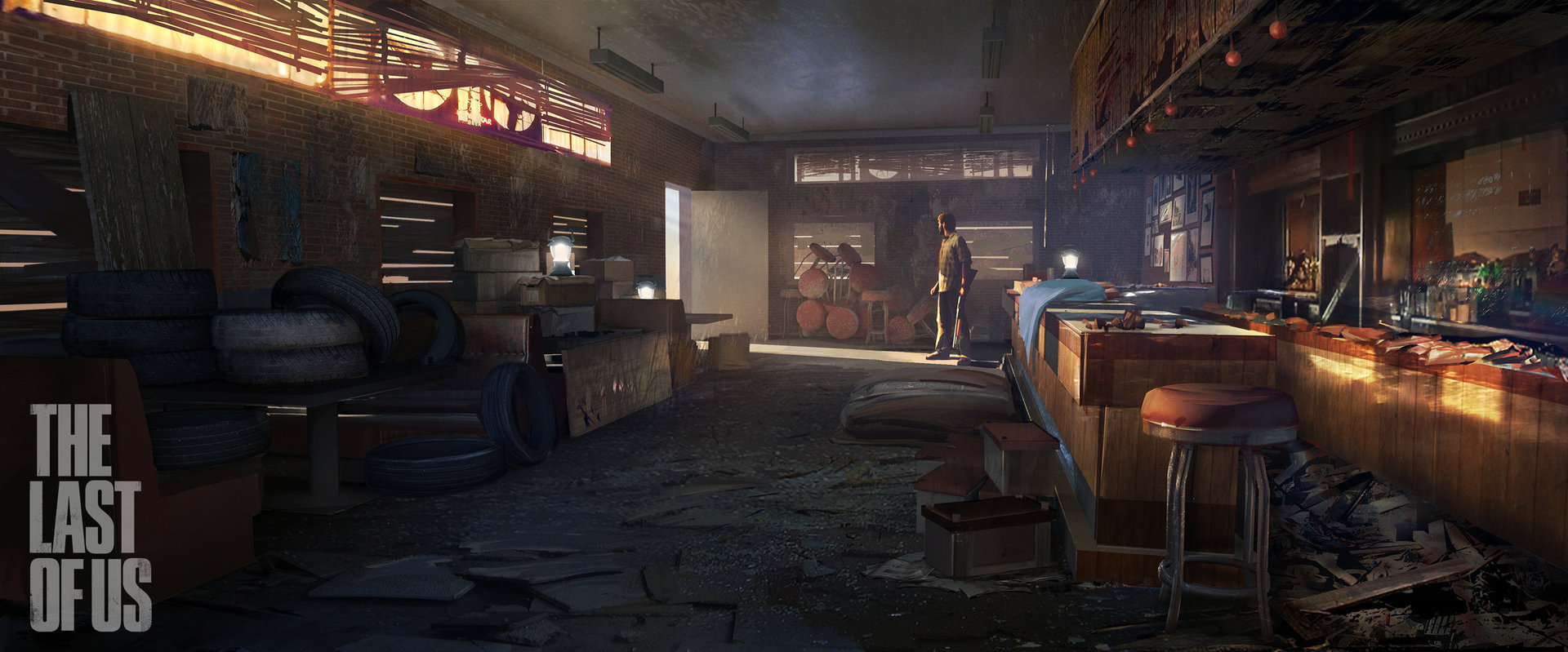 ArtStation - The Last Of Us - Bill's Bar