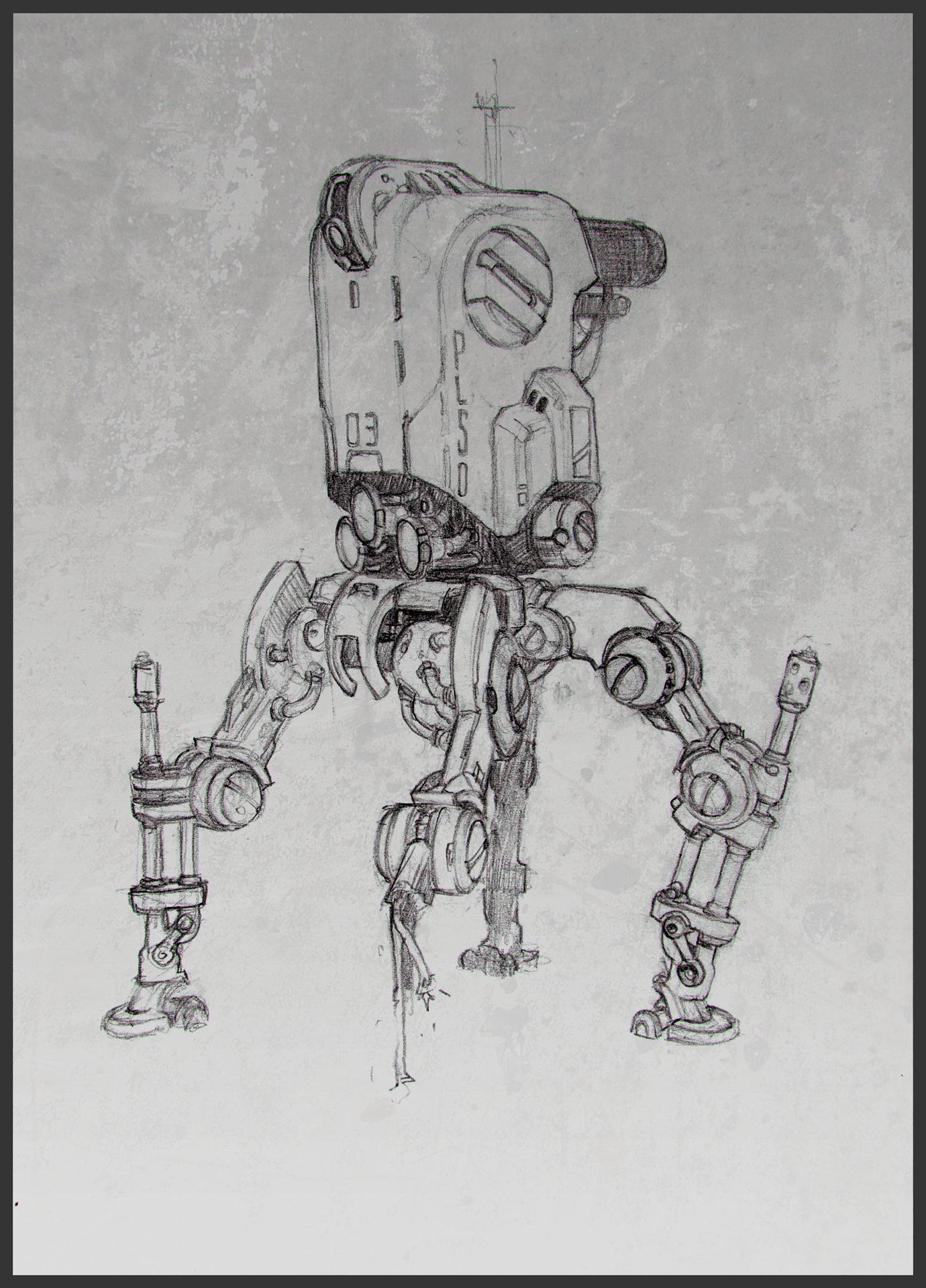 ArtStation - Mech Sketch