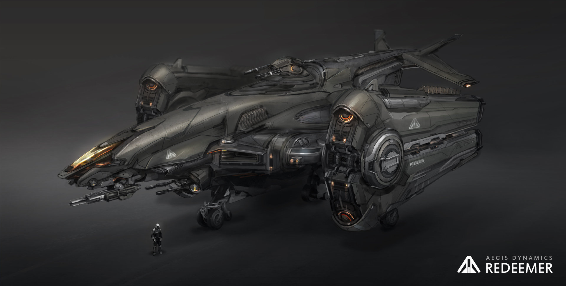 Tobias Frank - Redeemer Gunship Exterior
