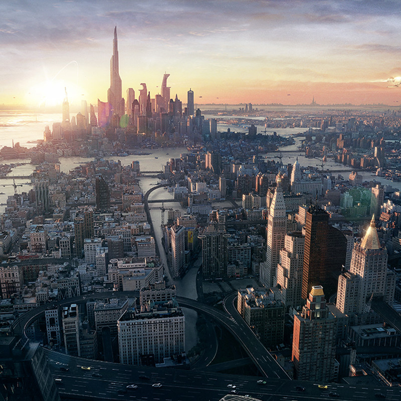 ArtStation - The near future city, Nikolay Razuev