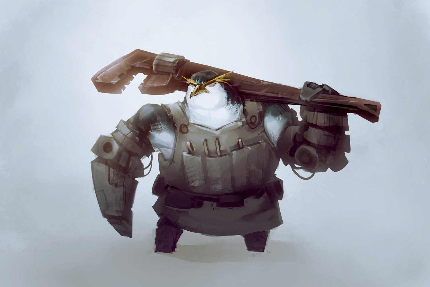 ArtStation - Badass Penguin Mechanic