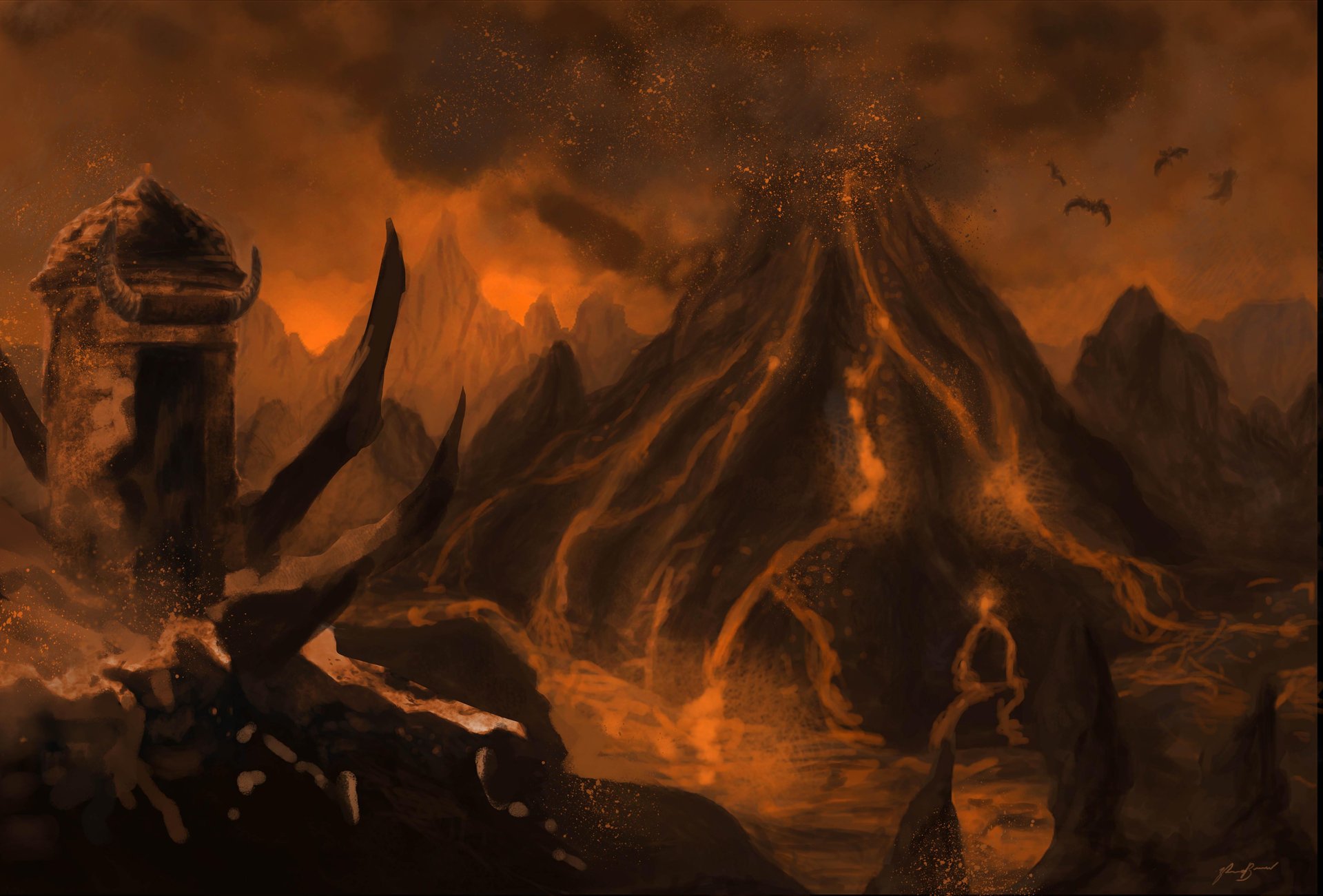 ArtStation - Volcano