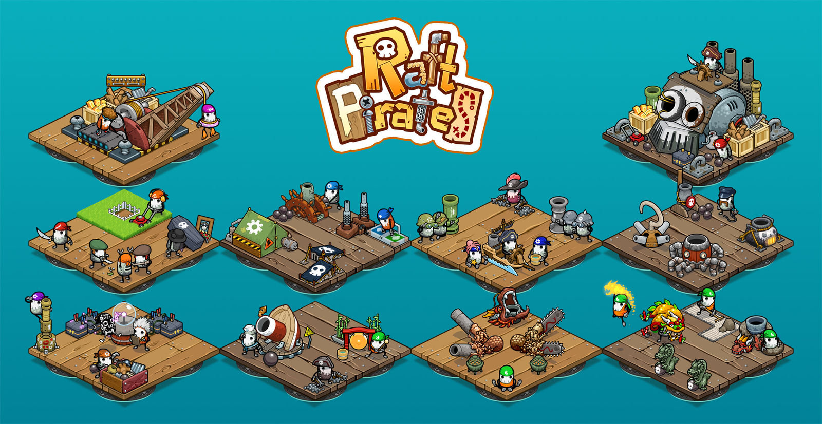 ArtStation - Raft Pirates