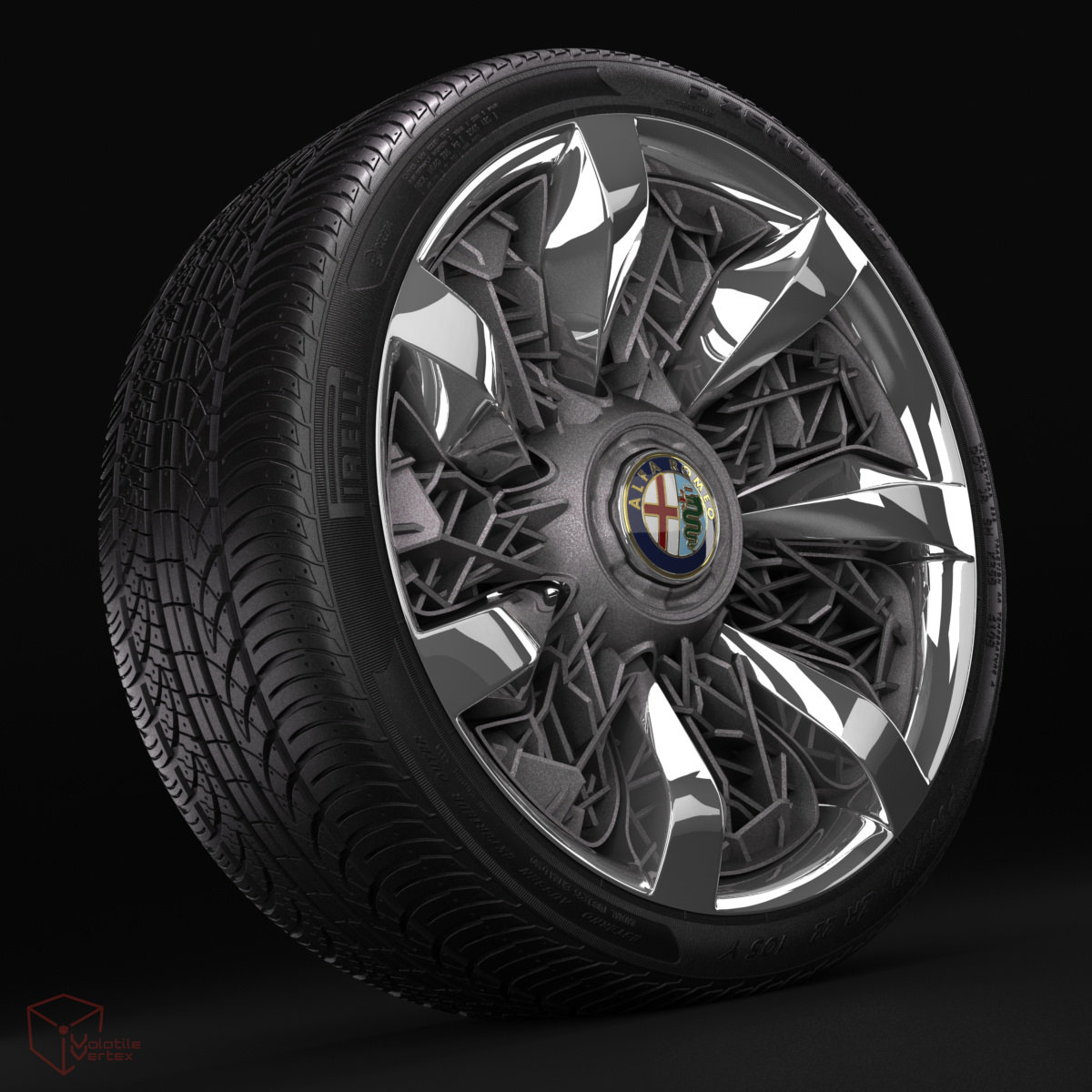 ArtStation - Alfa Romeo Pandion wheel