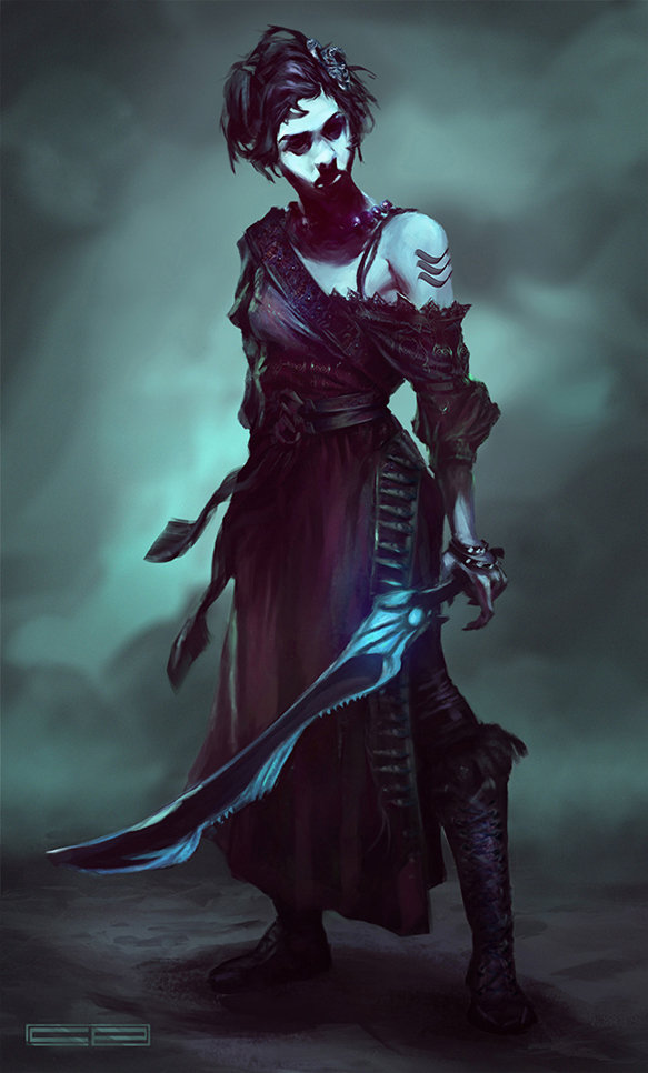 ArtStation - A female Demon Hunter