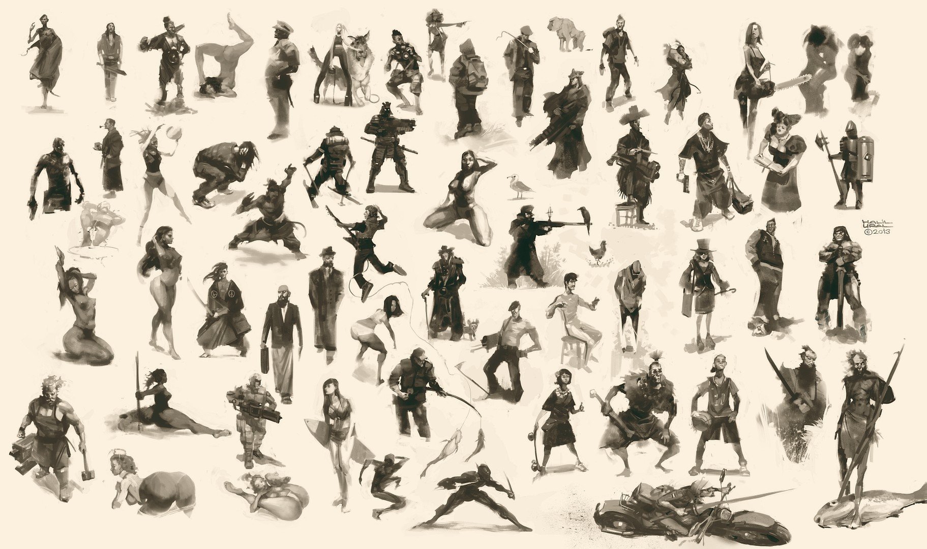ArtStation - Figure sketches 0002