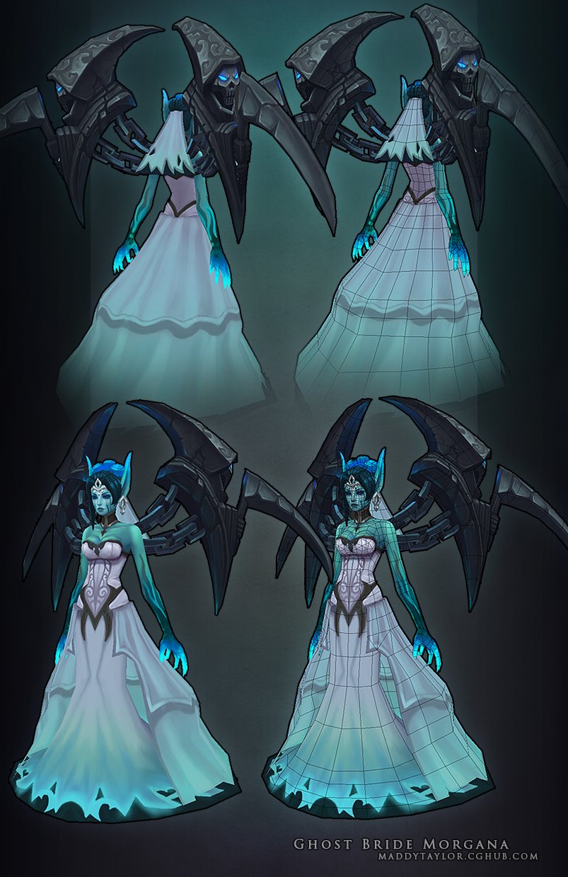 Ghost Bride Morgana Render