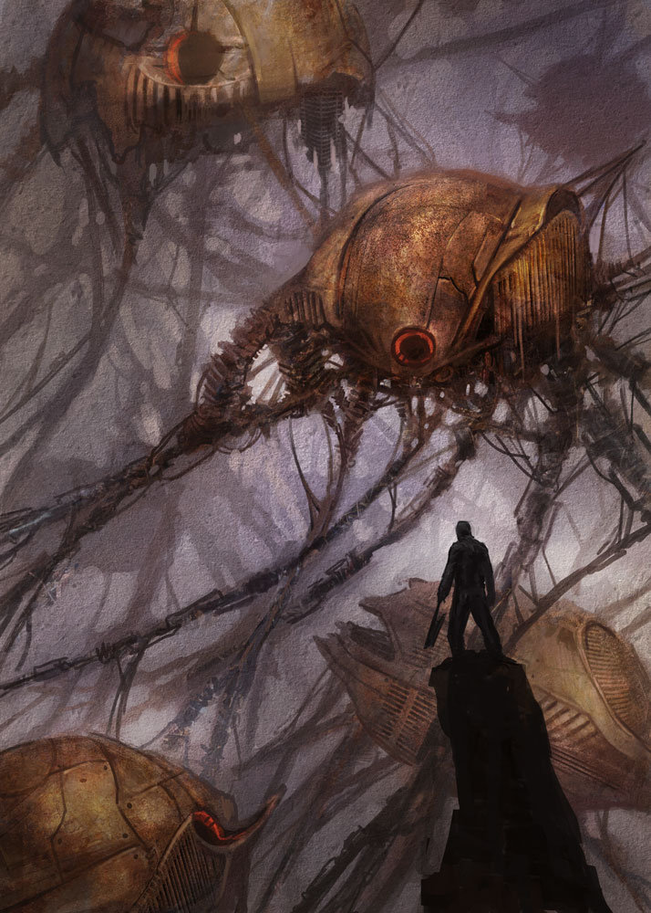 ArtStation - Human-Mech-Spiders Nest