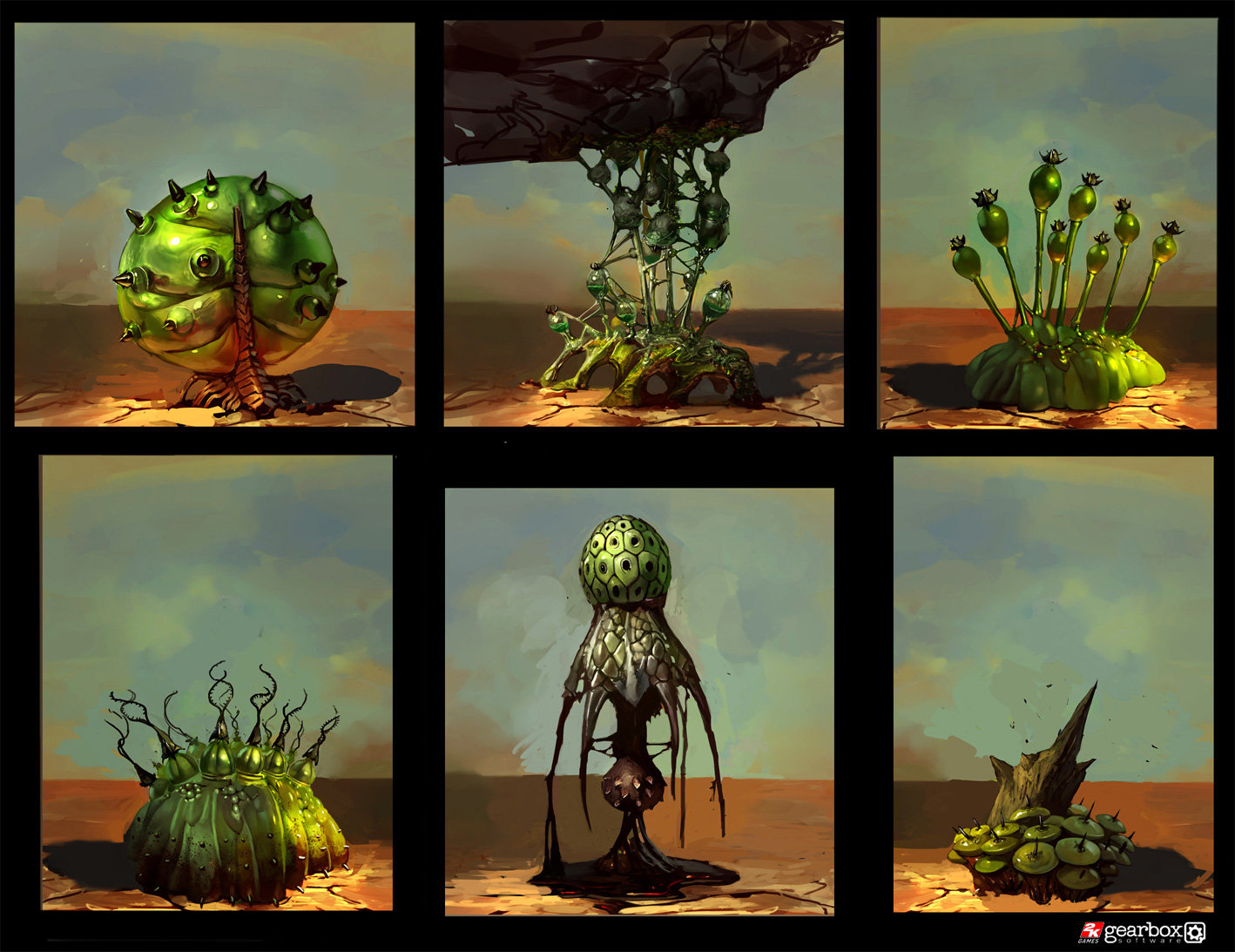 ArtStation - Bl2 Plant props, Matias Tapia