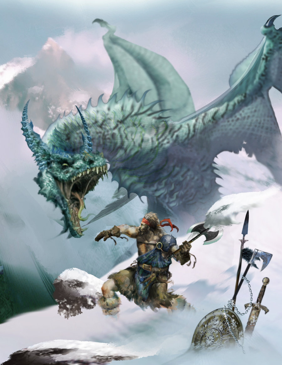 ArtStation - Ice Dragon Slayer