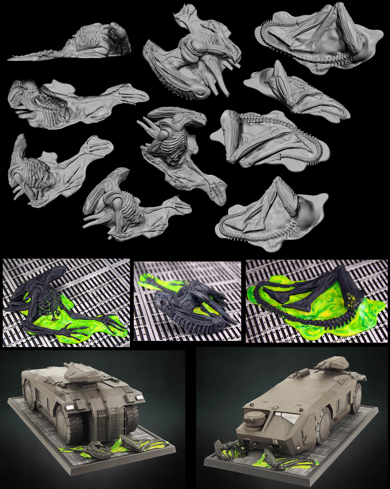 ArtStation - HCG APC Aliens Exckusive version